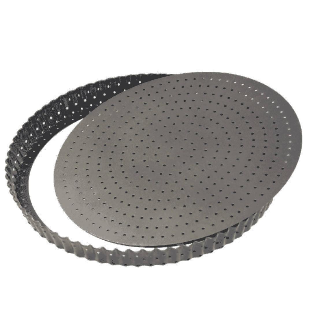 Tart Tray 28 cm, with Removable Base and Micro Holes - Quickee - Online ...